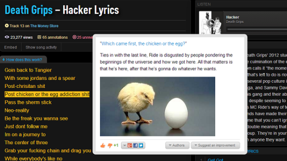 Rap Genius：从歌词注释到“嘻哈版维基百科”|维基百科|Facebook|歌词_互联网_新浪科技_新浪网