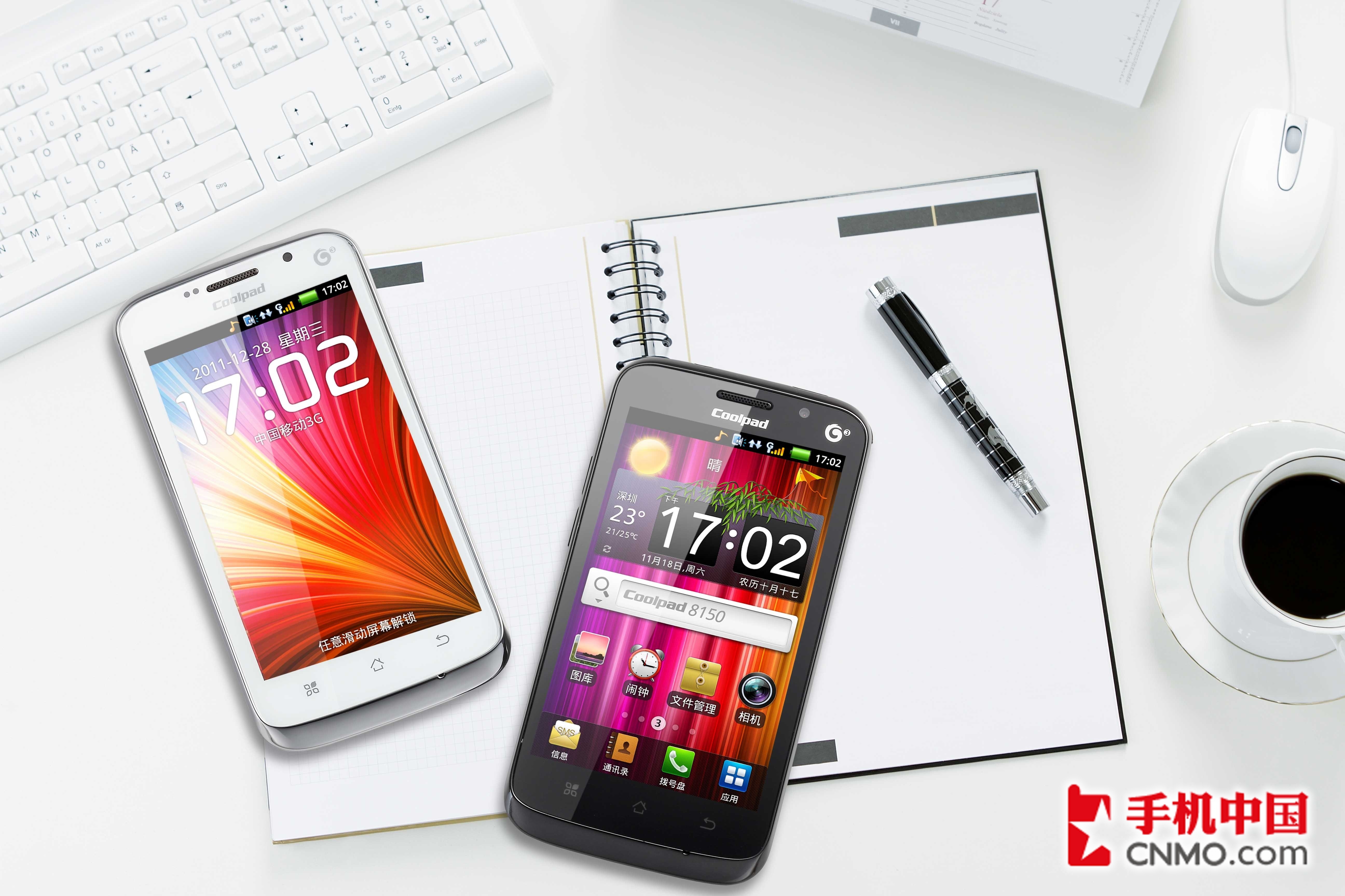 4寸大屏Android新机 白色版酷派8150_手机_科技时代_新浪网